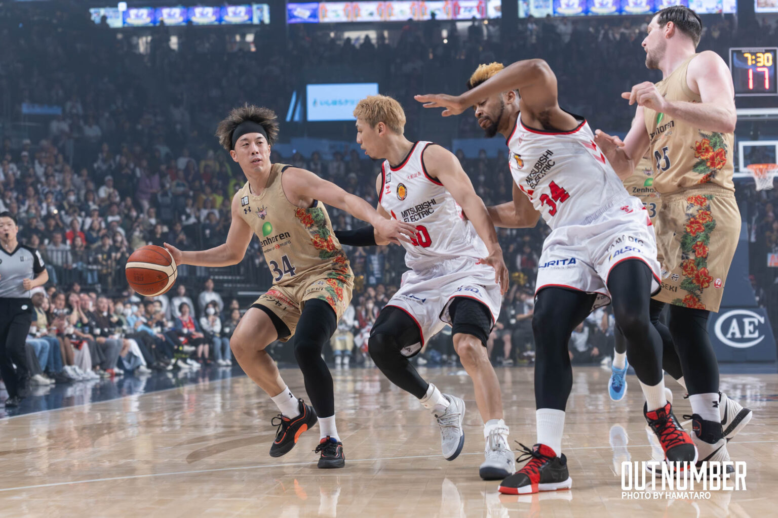 西地区上位対決、キングスは名古屋Dの守備に屈し連勝ストップ [2025.12.10] - OUTNUMBER WEB